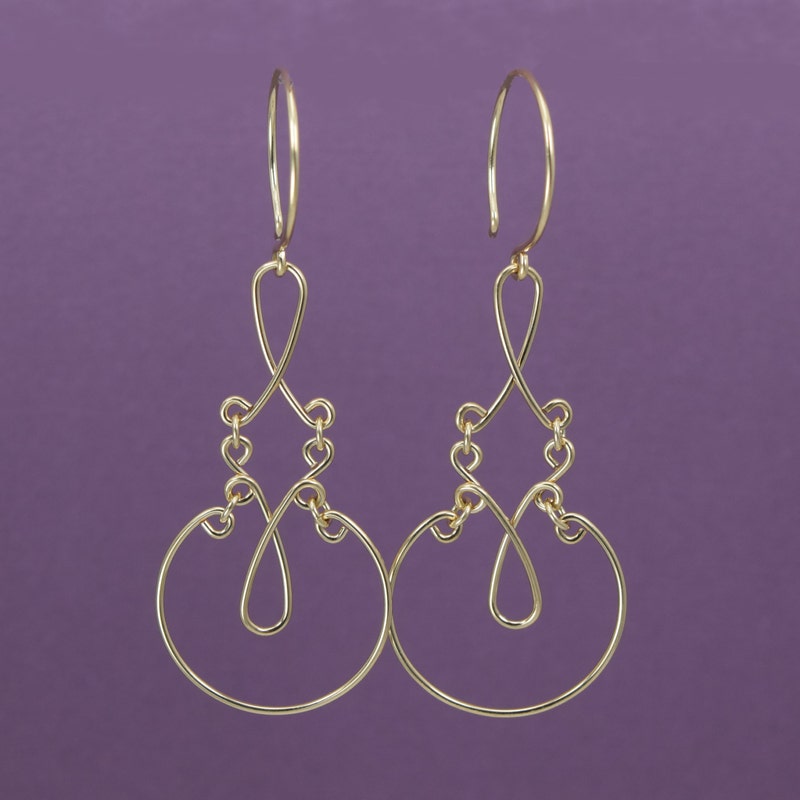 Scroll Earrings - Etsy