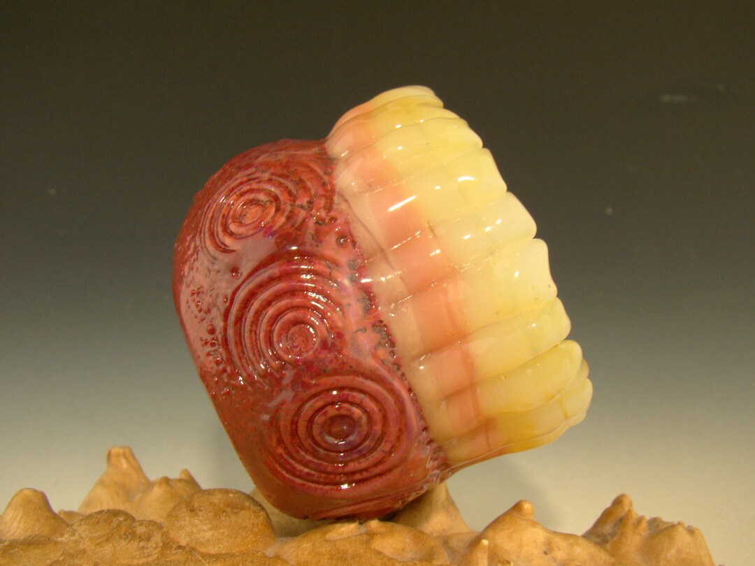 Glass Teeth Dish or Ash Tray Collectible Art Sculpture Home Decor Curio ...