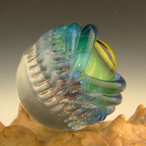 1.5 Eyeball Marble Glass Monster Alien Dragon's Eye With Mushrooms ...