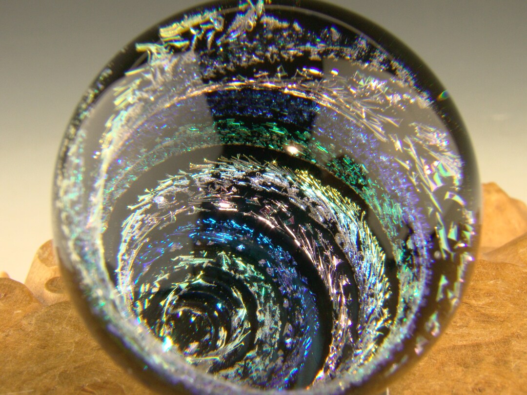1.5 Full Dichroic Glass Vortex Marble Orb Optical - Etsy