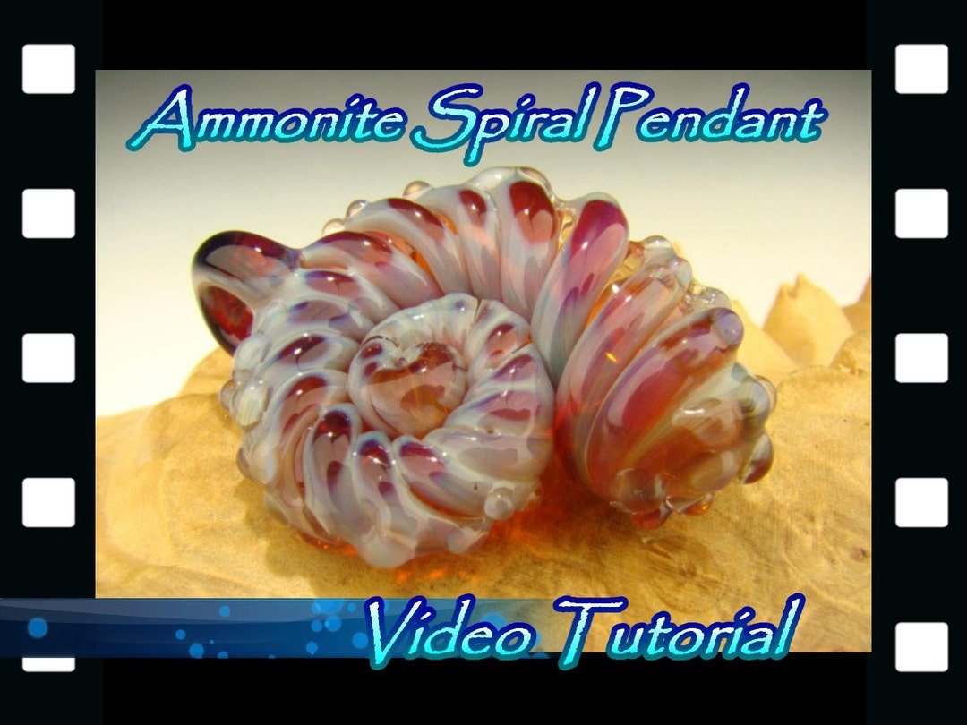 Video Tutorial: Learn How to Make an Ammonite Shell Pendant With ...