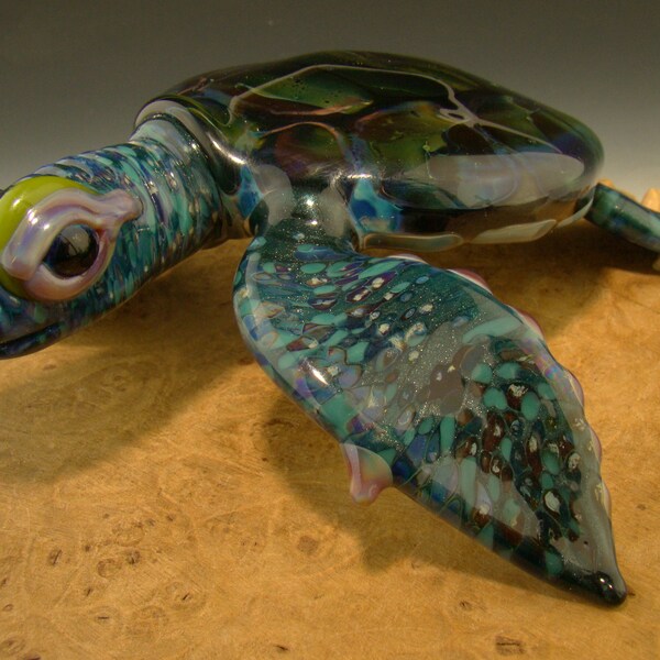 Art Glass Turtle - Etsy