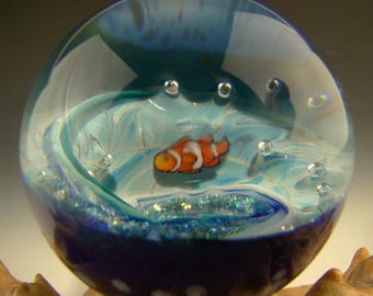 1.5 Eyeball Marble Monster Hand Glass Art Lampwork Style Eye Freaky Orb ...