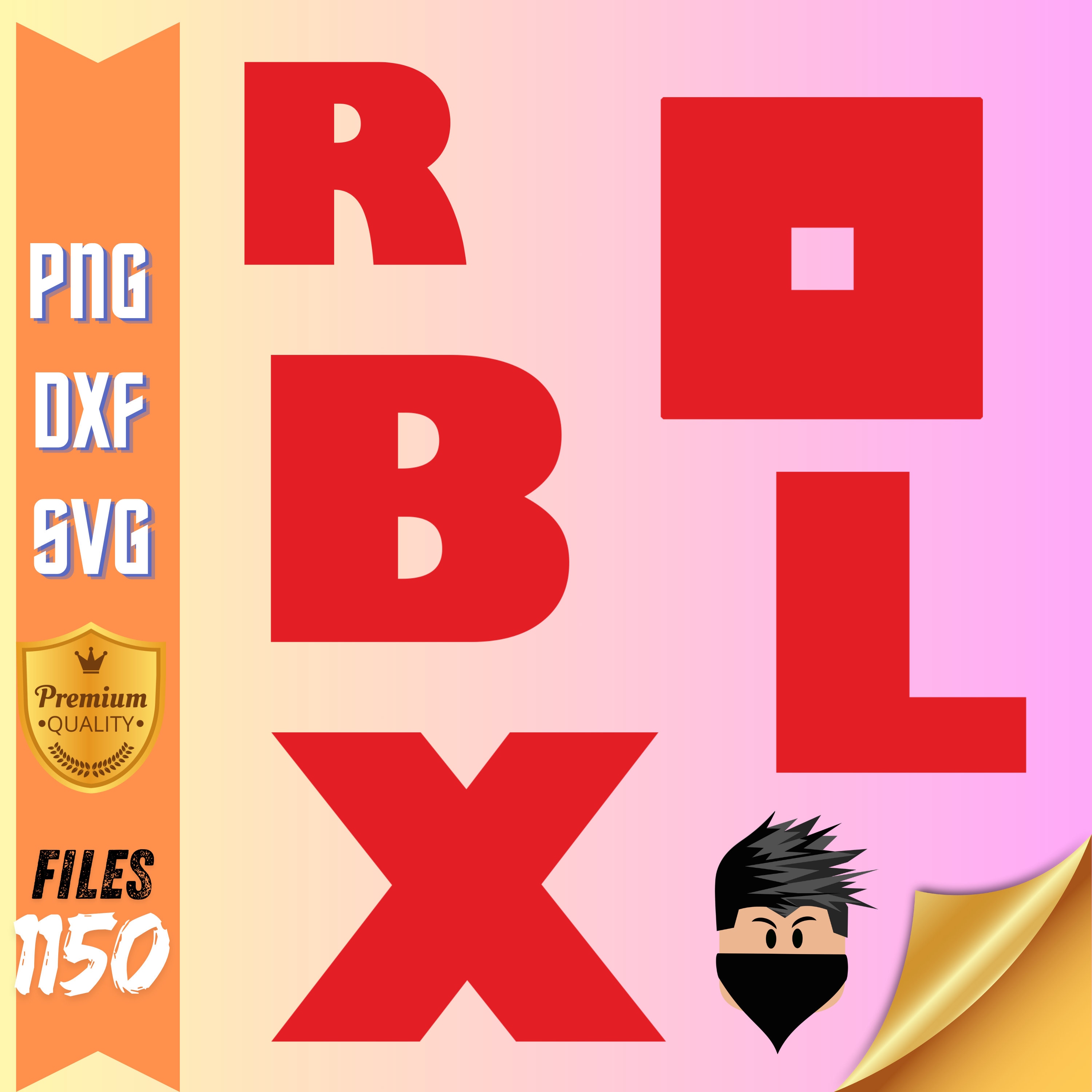 1150 Roblox Bundle,sublimation Designs, Clipart Png,roblox Faces,roblox ...