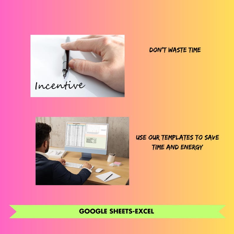 Monthly Incentive Tracker Template | Google Sheets and Excel | Bonus ...