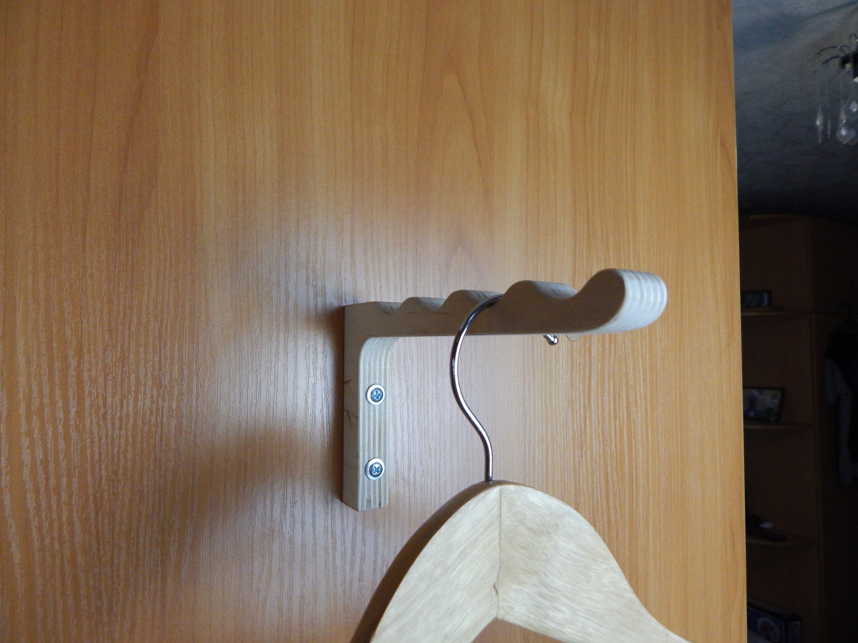 Laundry Valet Wall Hanger for Clothes Wall Mounted Clothing Hander Rack ...