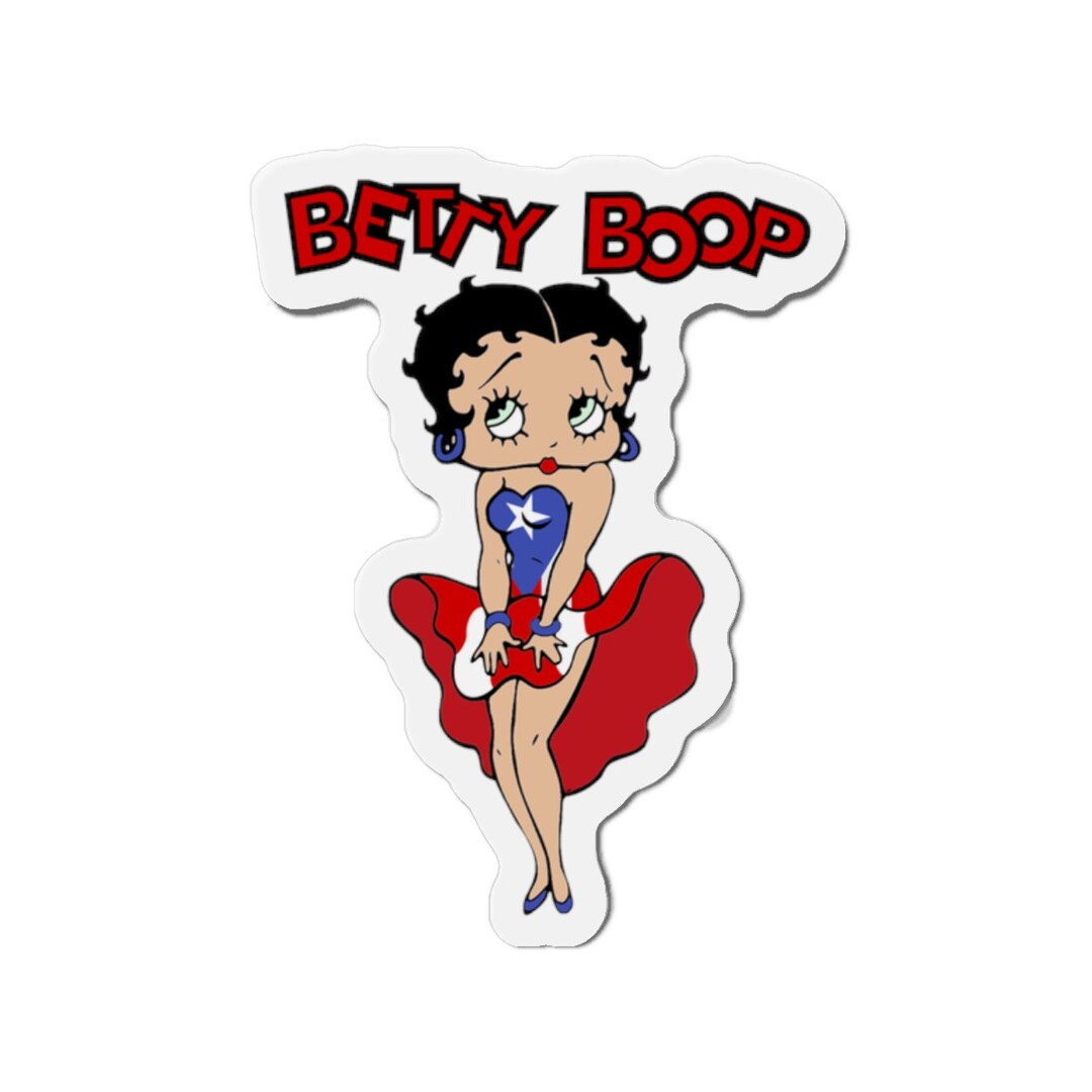 Puerto Rican Betty Boop Die-cut Magnets - Etsy