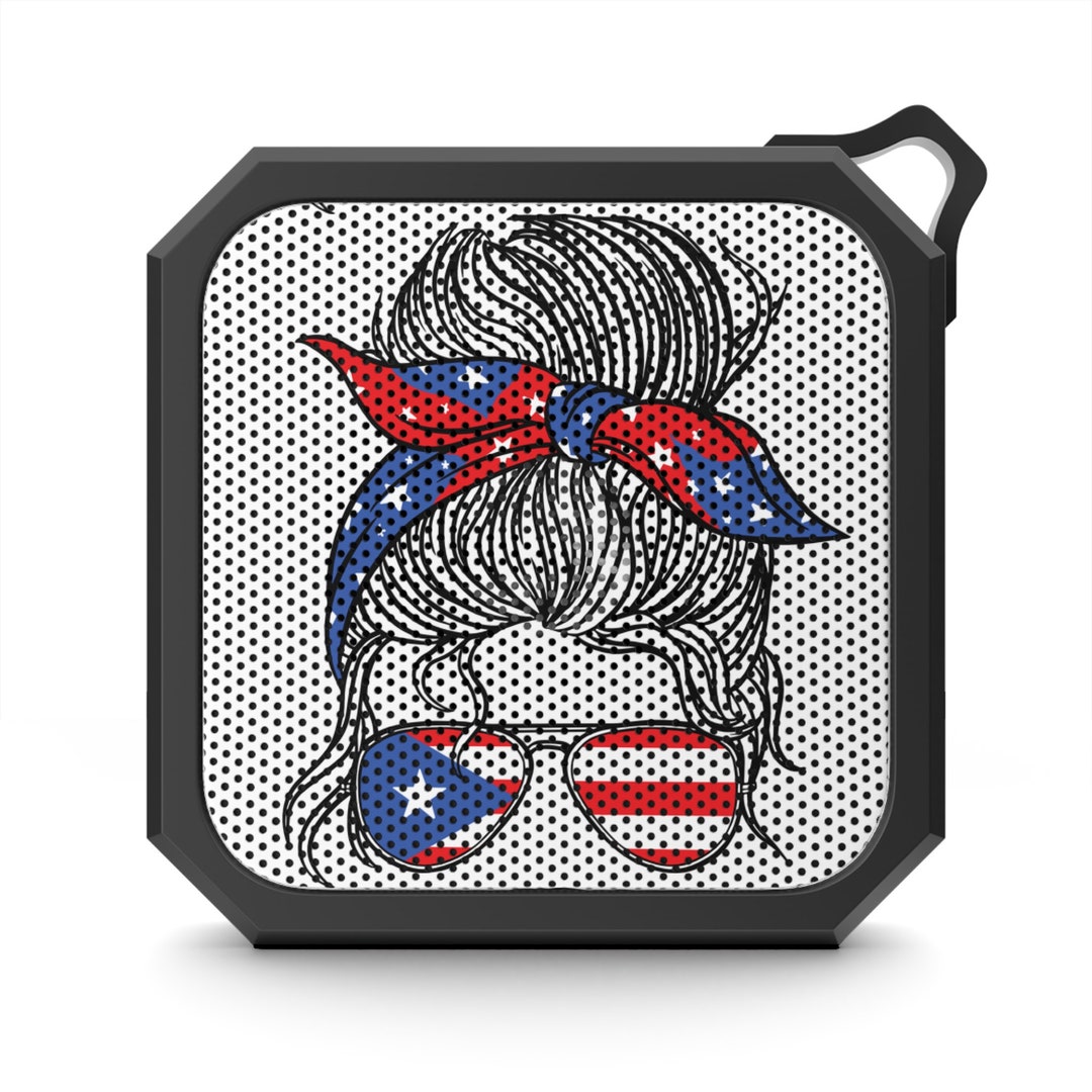 Puerto Rican Messy Bun Blackwater Outdoor Bluetooth Speaker - Etsy