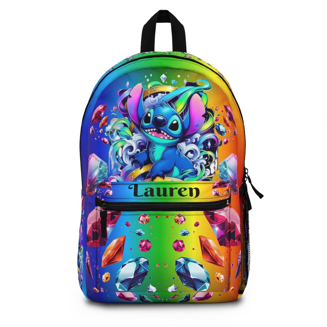 Customizable Rainbow Stitch Backpack - Etsy