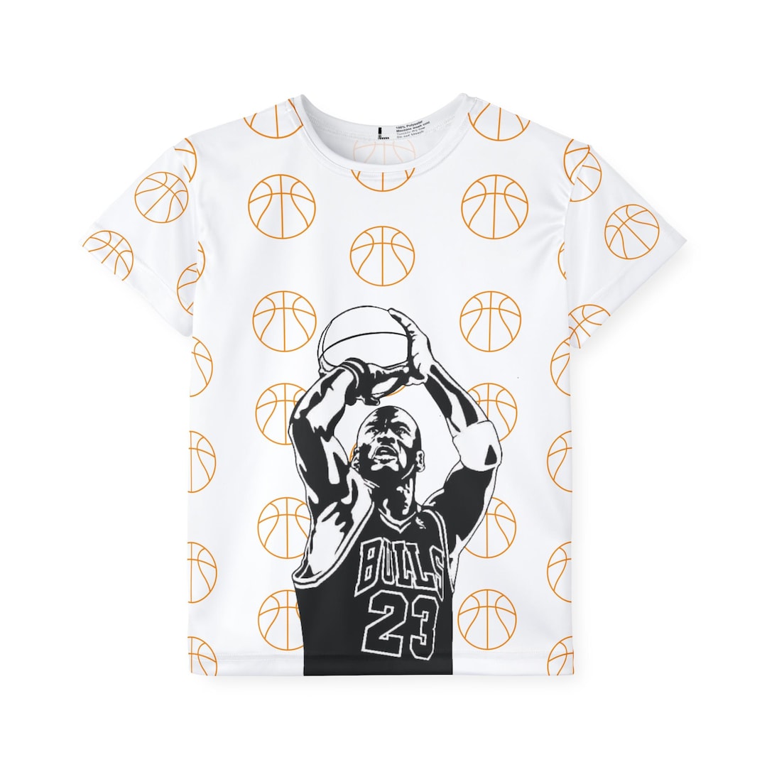 Kids Jersey -michael Jordan, Basketball Shirt, Youth Sports Top, NBA ...