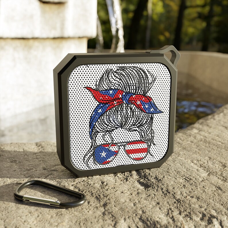 Puerto Rican Messy Bun Blackwater Outdoor Bluetooth Speaker - Etsy