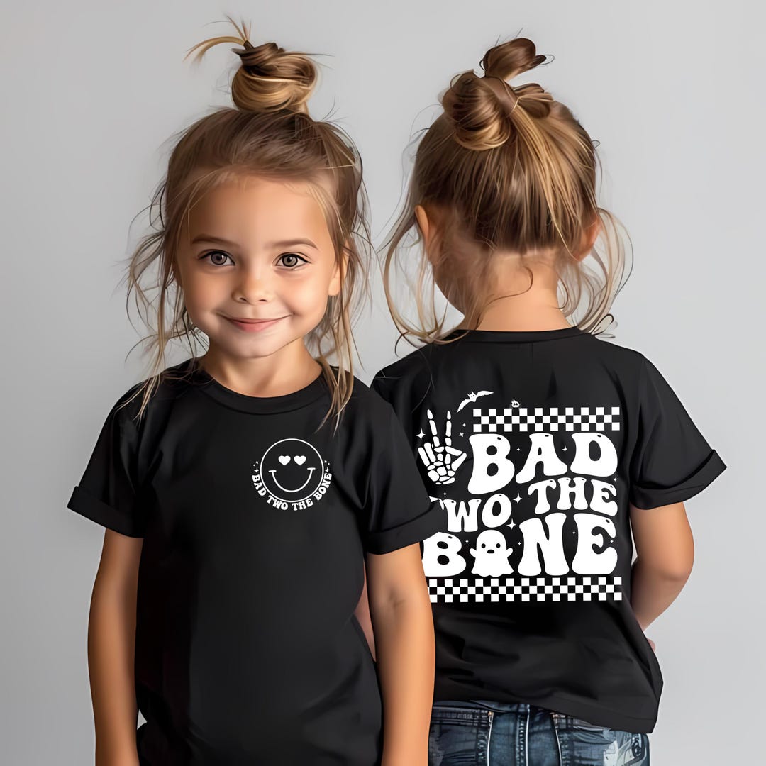 Bad Two the Bone Svg, Birthday 2nd Halloween Png Svg, Bad Two the Bone ...