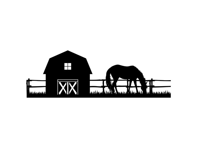 Horse Stable Svg, Running Horses, Svg, Wild Horse Silhouette, Horse ...