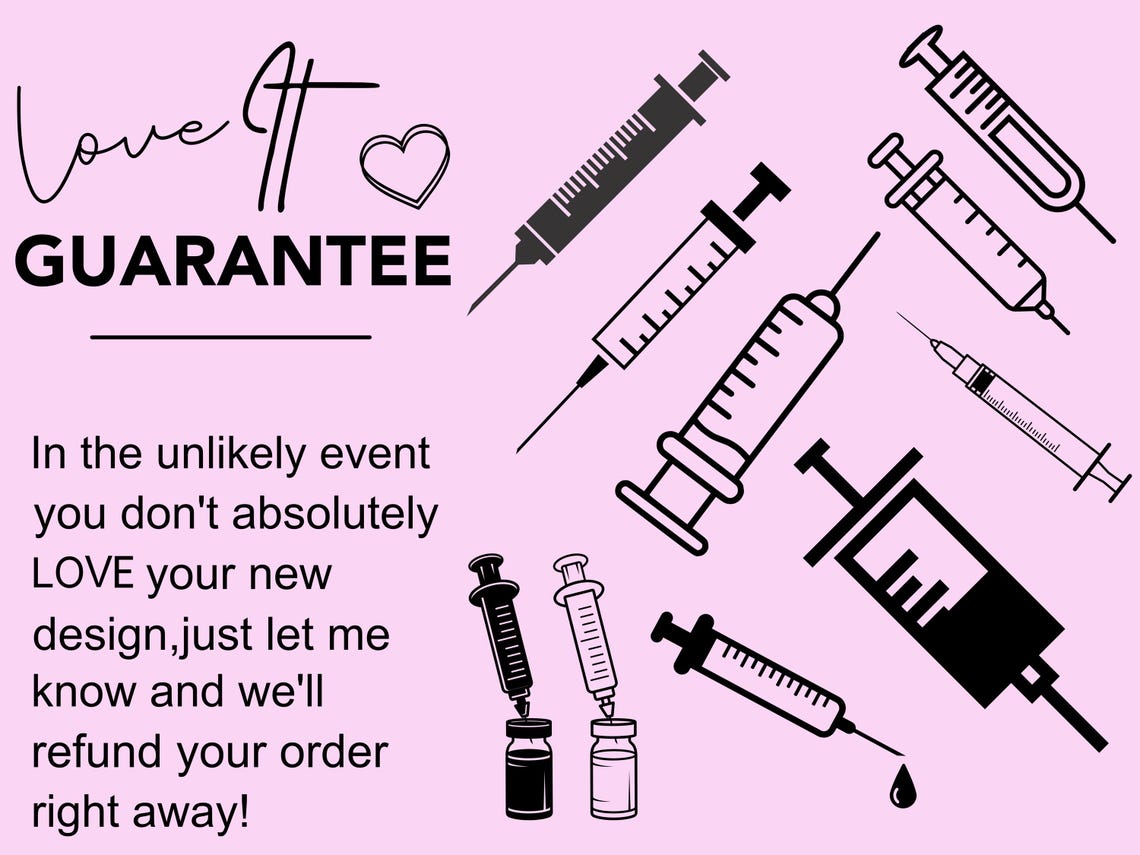 10 SYRINGE SVG Bundle Needle CRICUT Equipment Cut File Syringe Svg ...