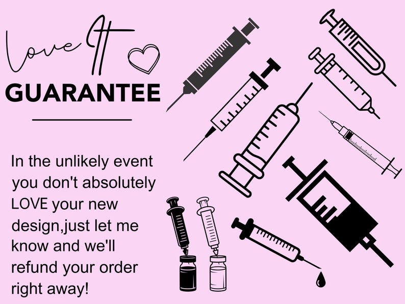 10 SYRINGE SVG Bundle Needle CRICUT Equipment Cut File Syringe Svg ...