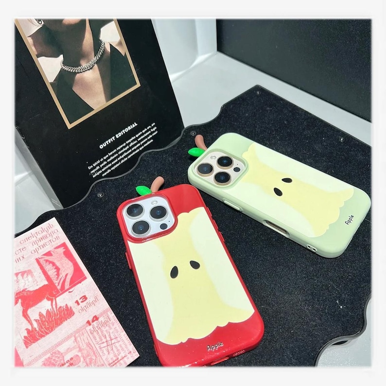Love and Deepspace Caleb Apple Phone Case Red/green Apple for iPhone ...
