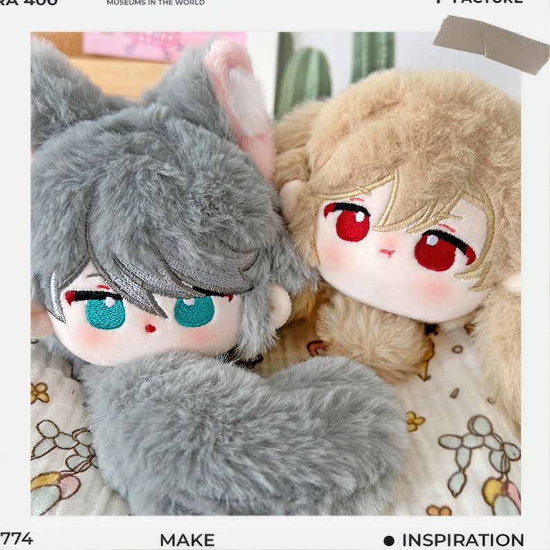 Genshin Impact 10cm Cotton Plush Duo - Alhaitham & Kaveh Adorable Fan ...