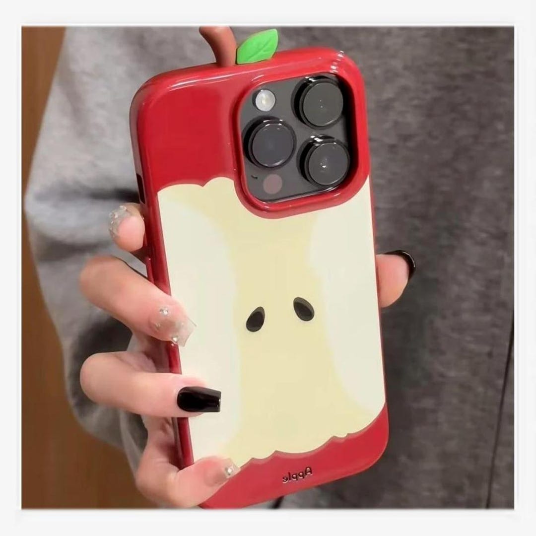 Love and Deepspace Caleb Apple Phone Case Red/green Apple for iPhone ...