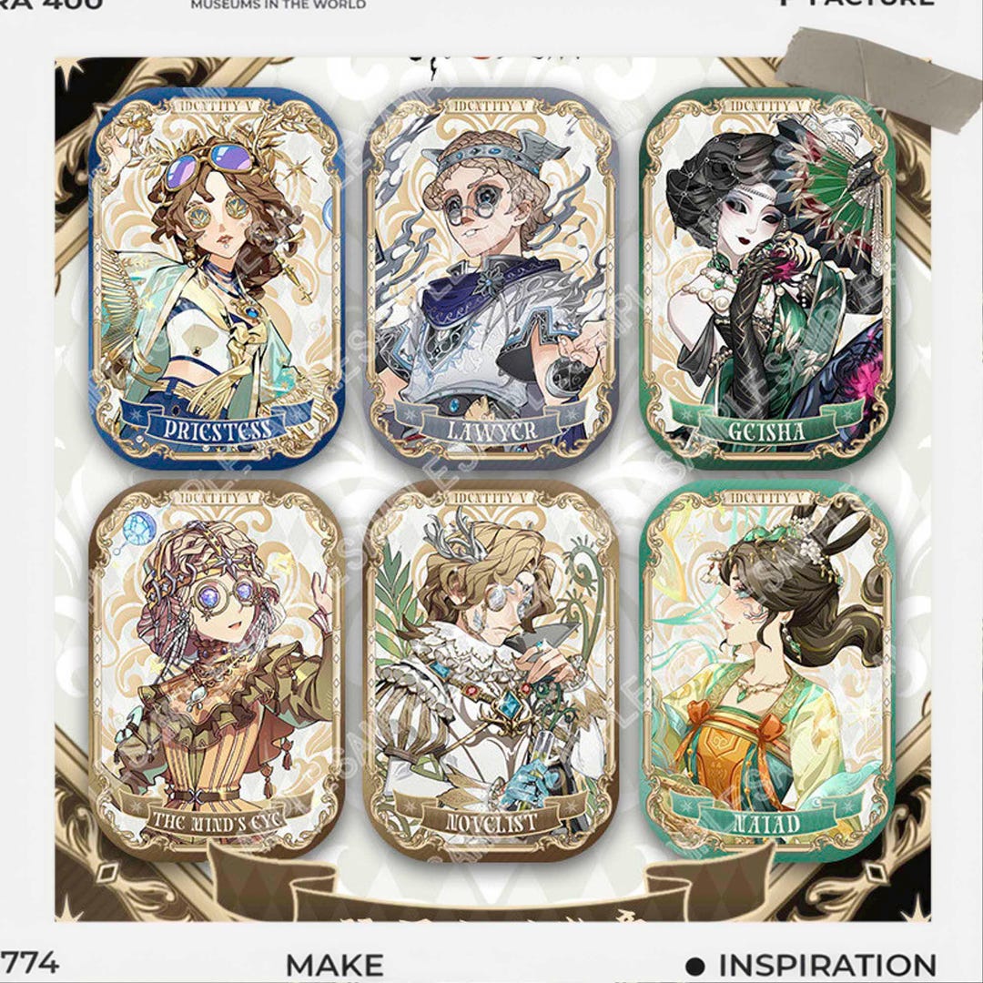 Identity V 2025 Birthday 4.5x7cm Square Badge Set, 14 Character ...