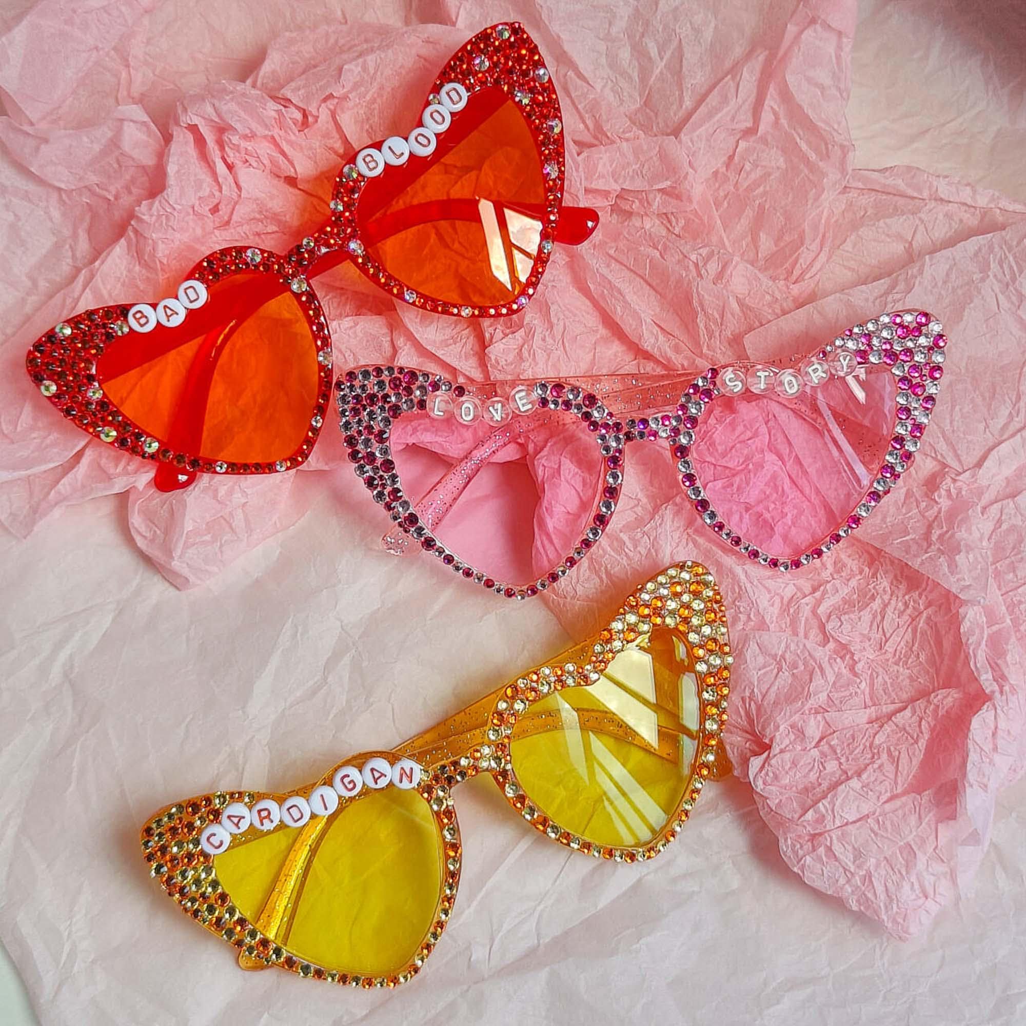 Bedazzled Sunglasses,concert Outfit,party Favors,tour Inspired ...