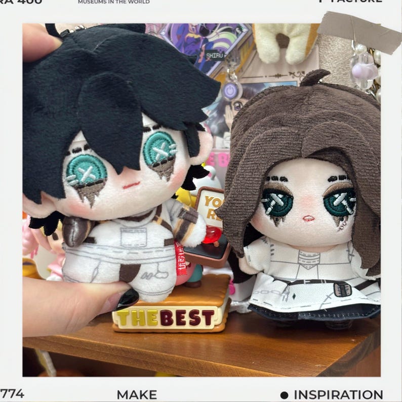 Identity V 10cm Psychologist Ada Mesmer & Patient Emil Cotton Doll, Fan ...