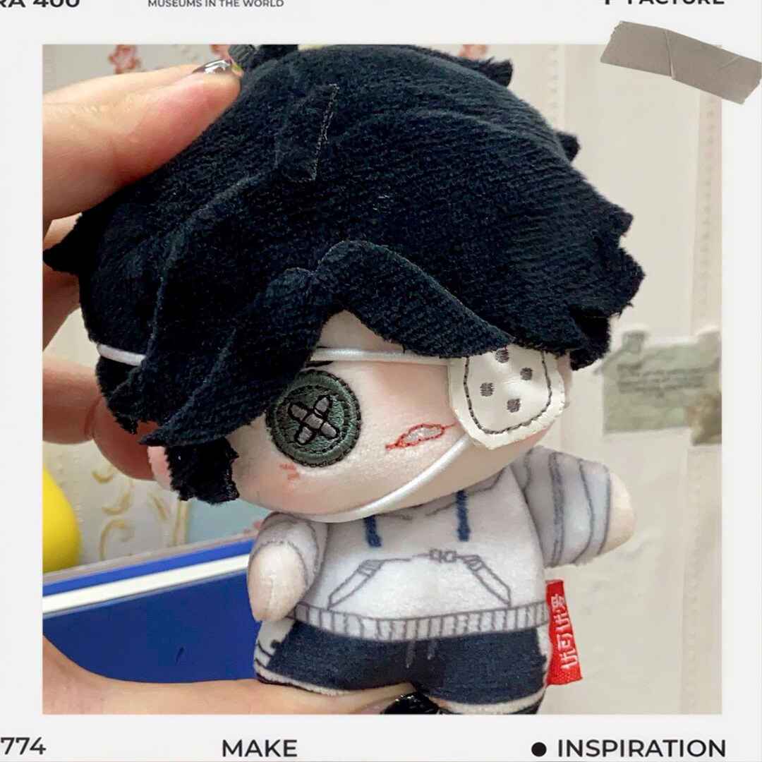 Identity V Luca Balsa 10cm Handmade Cotton Doll, Detachable Eyepatch ...