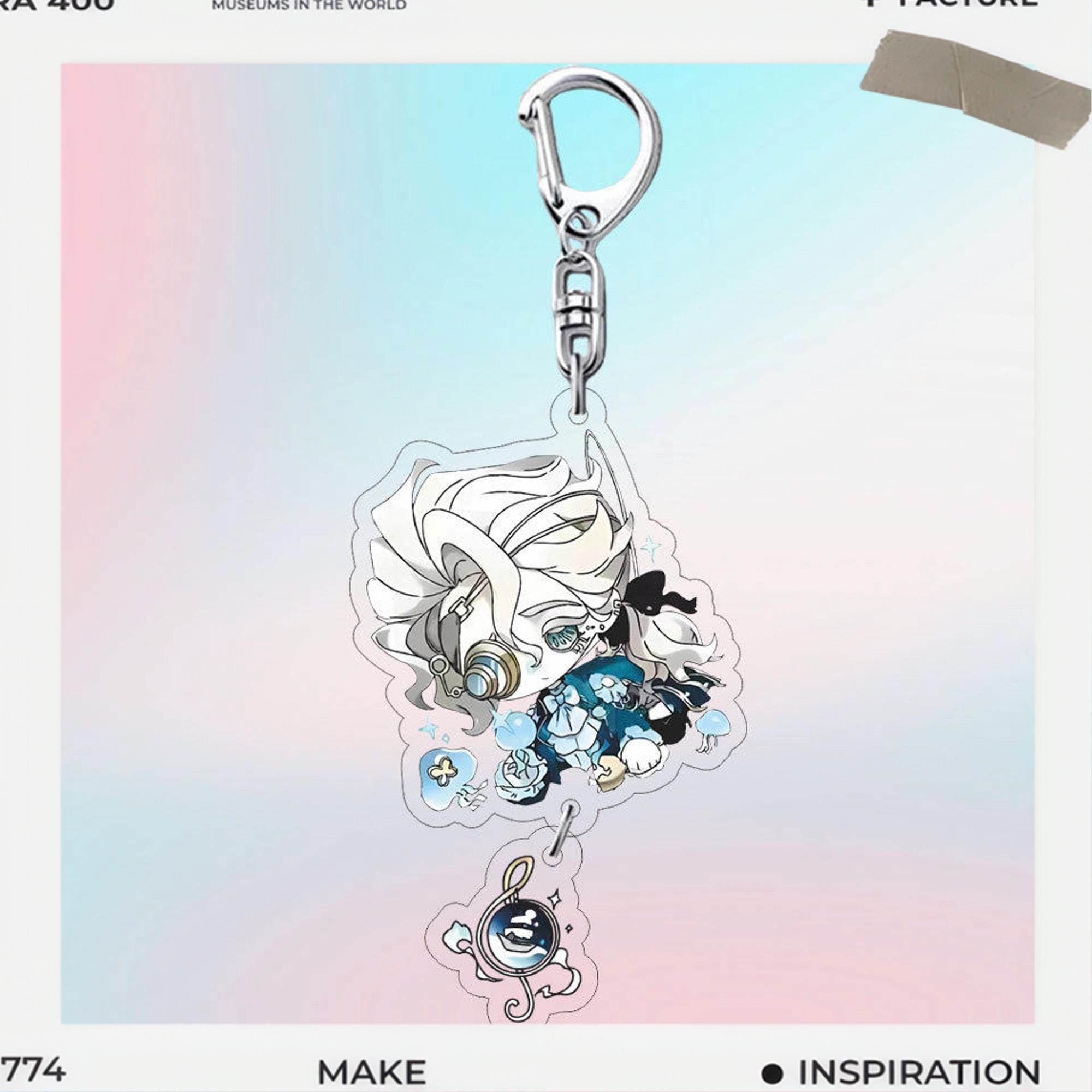 Identity V 6cm Acrylic Keychain Gift, Composer, Embalmer, Antiquarian ...