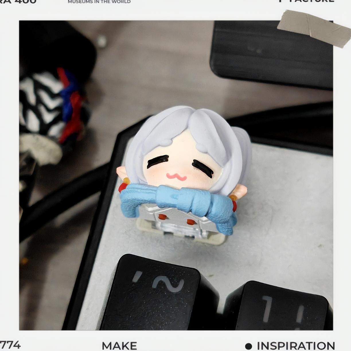 Frieren: Beyond Journey's End Resin Keycap - Custom Anime Mechanical ...
