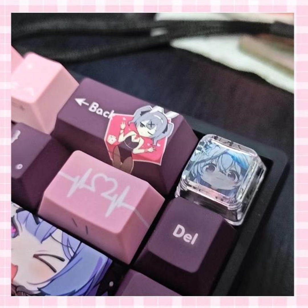 Wuthering Waves Cartoon Keycap Cartethyia Camellya Jinhsi Changli ...