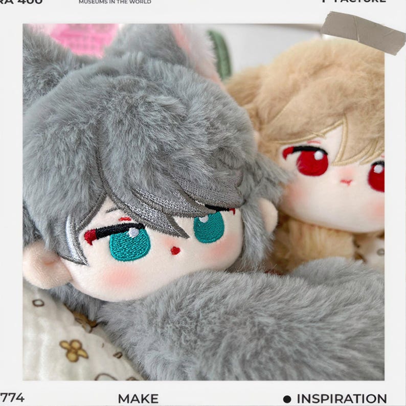 Genshin Impact 10cm Cotton Plush Duo - Alhaitham & Kaveh Adorable Fan ...