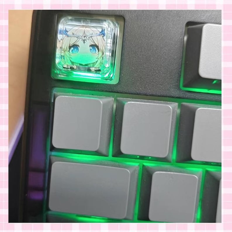 Wuthering Waves Cartoon Keycap Cartethyia Camellya Jinhsi Changli ...