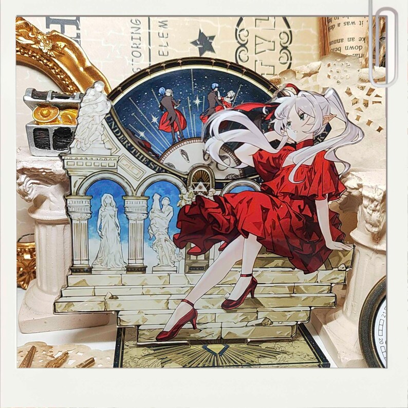 Frieren: Beyond Journey's End Phenakistiscope Animated Stand Fan Art ...