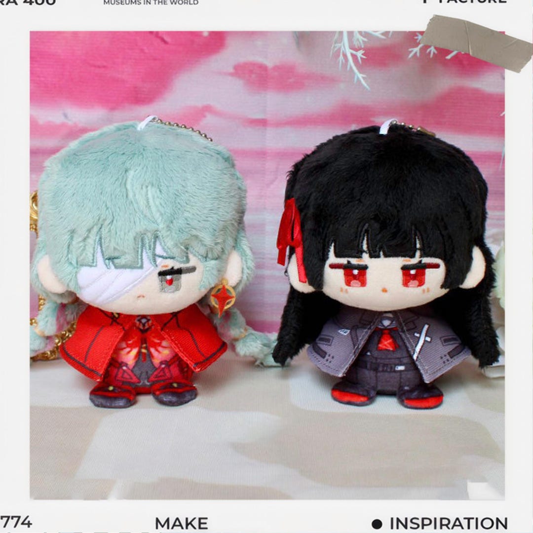 Wuthering Waves Phrolova & Chisa 5" (12cm) Sitting Plush Dolls, Anime ...
