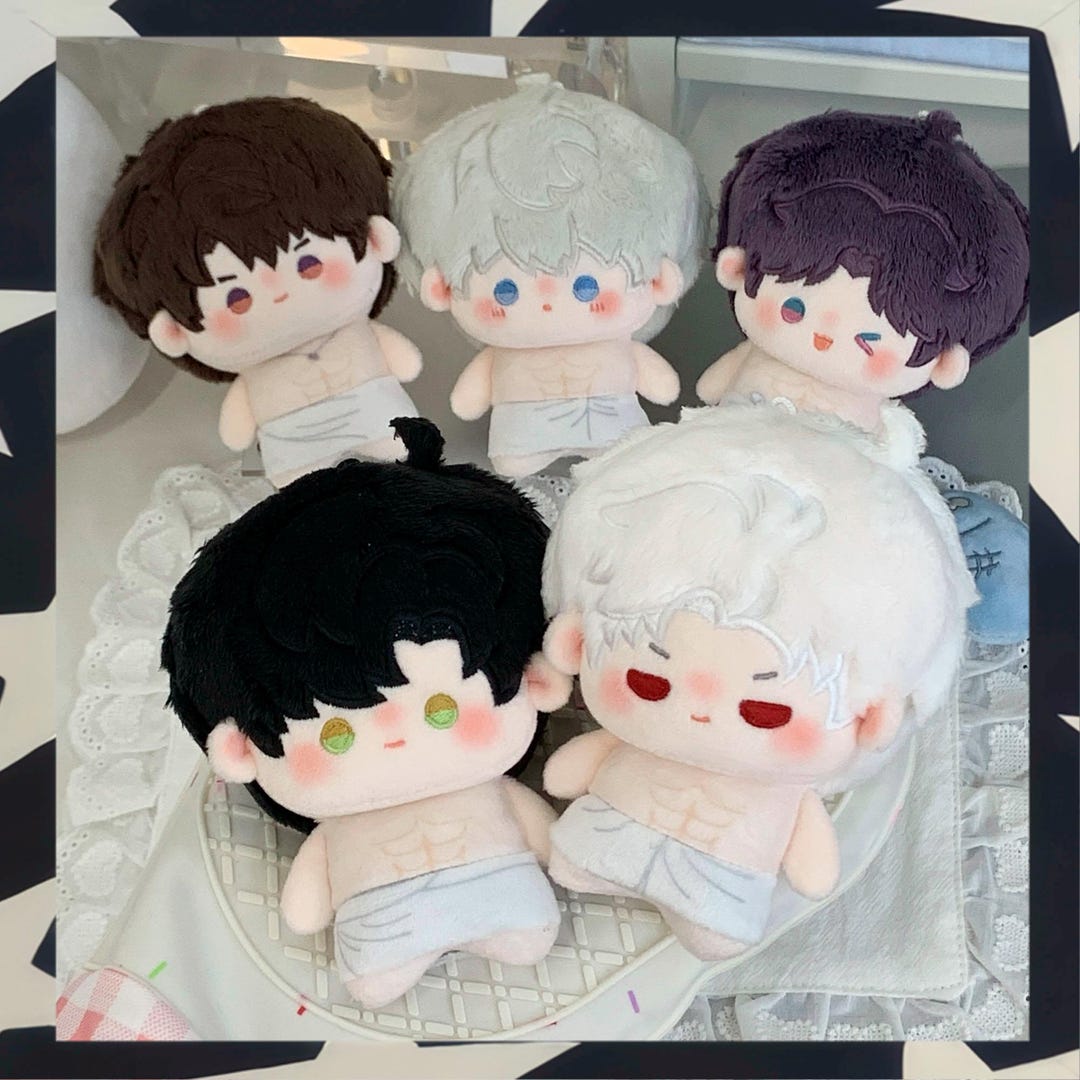 Love and Deepspace Towel Plush Dolls, 10cm Sylus Xavier Caleb Rafayel ...