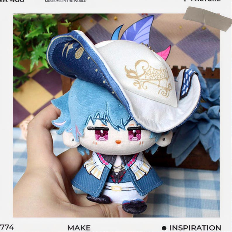 Wuwa Brant 5" (12cm) Sitting Plush, Sitting Keychain,gifts for ...