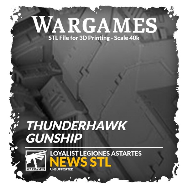 Thunderhawk Gunship - Etsy