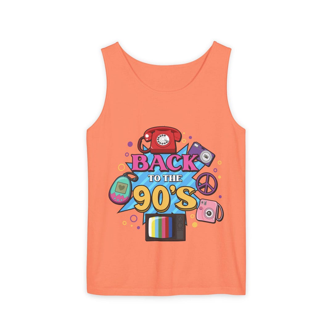 90s Nostalgia Unisex Tank Top, Vintage Graphic Tee, Retro Summer Shirt ...