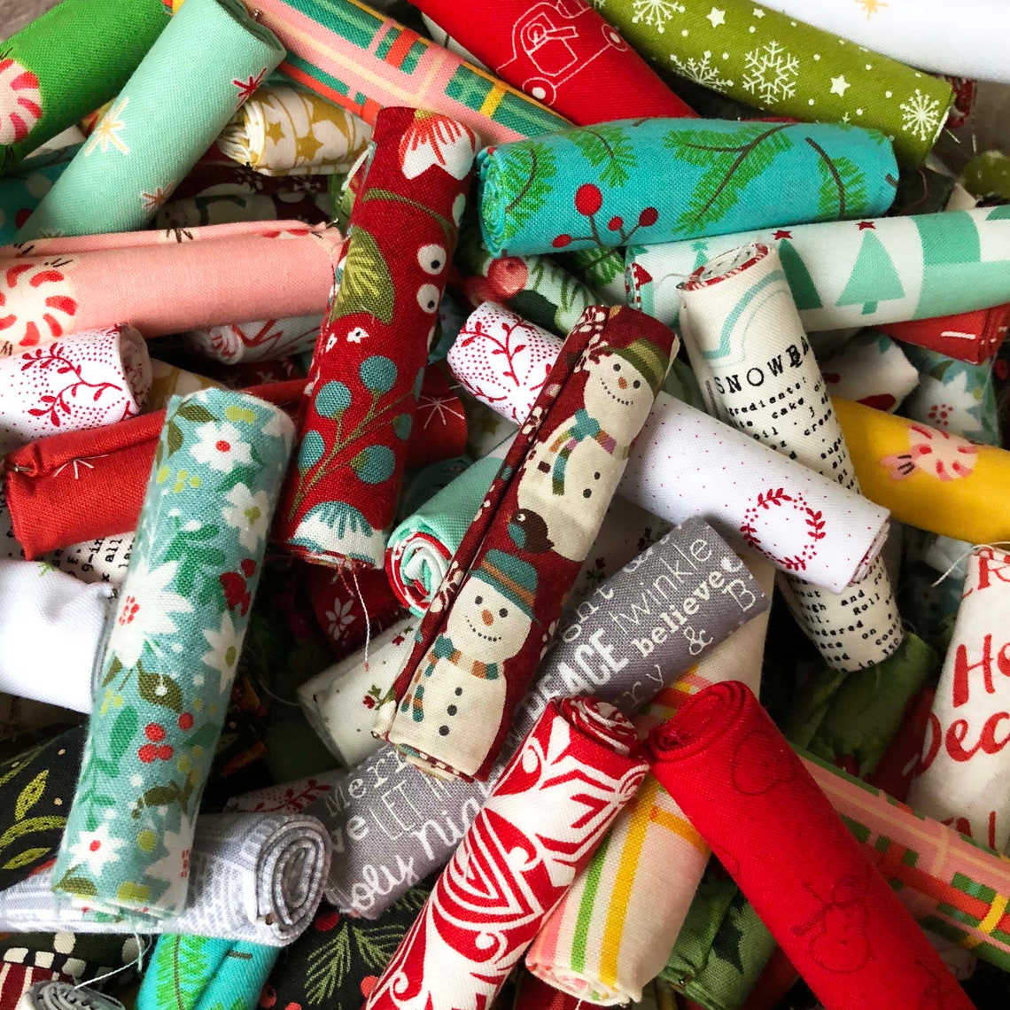 CHRISTMAS Bit by Bit Stash Builder Scrappy Bundles 30 or 40 - Etsy