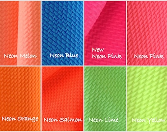 Neon Fabric by the Yard | Etsy