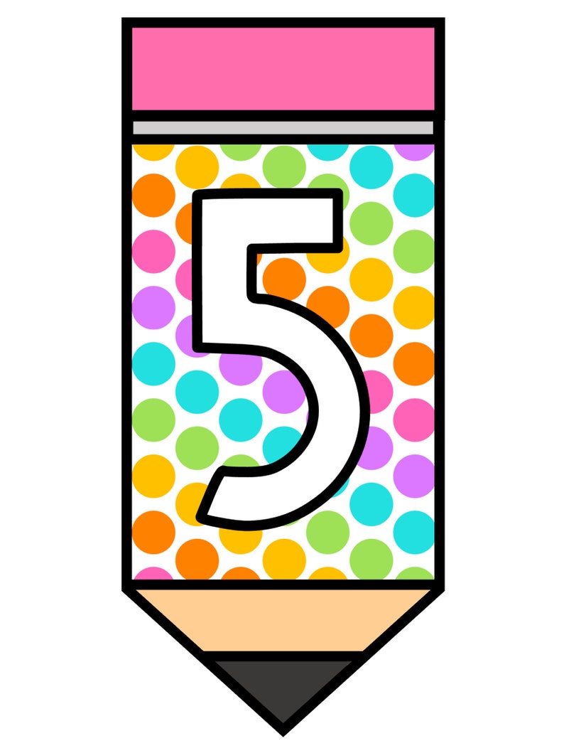 Rainbow Pencils Bulletin Board Letters | Printable Bulletin Board ...