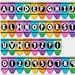 Rainbow Crayon Letter and Number Tiles | Back to School Clipart ...