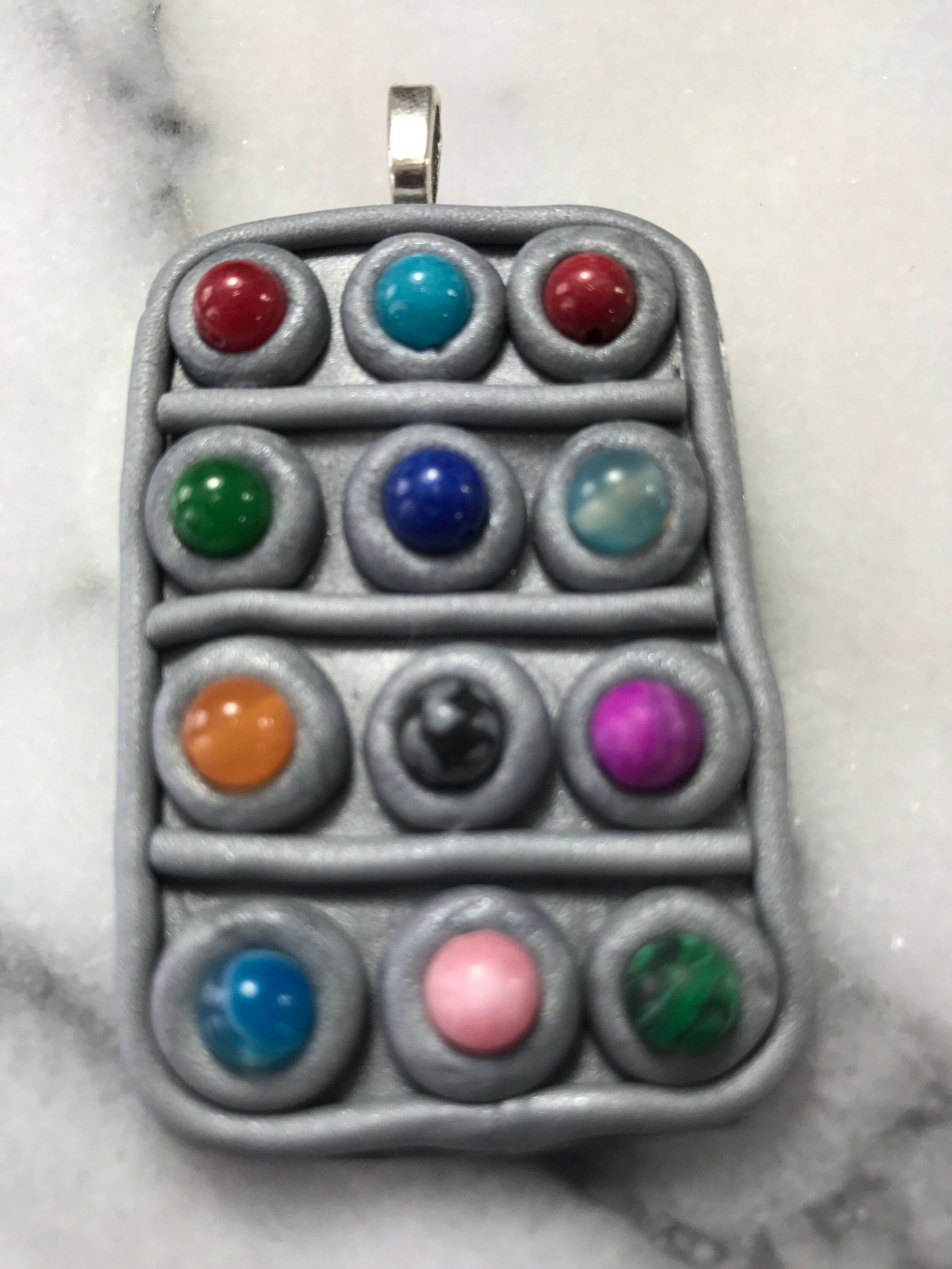 Choshen, Priest Breastplate, Gray Silver Pendant / Medallion / Talisman ...