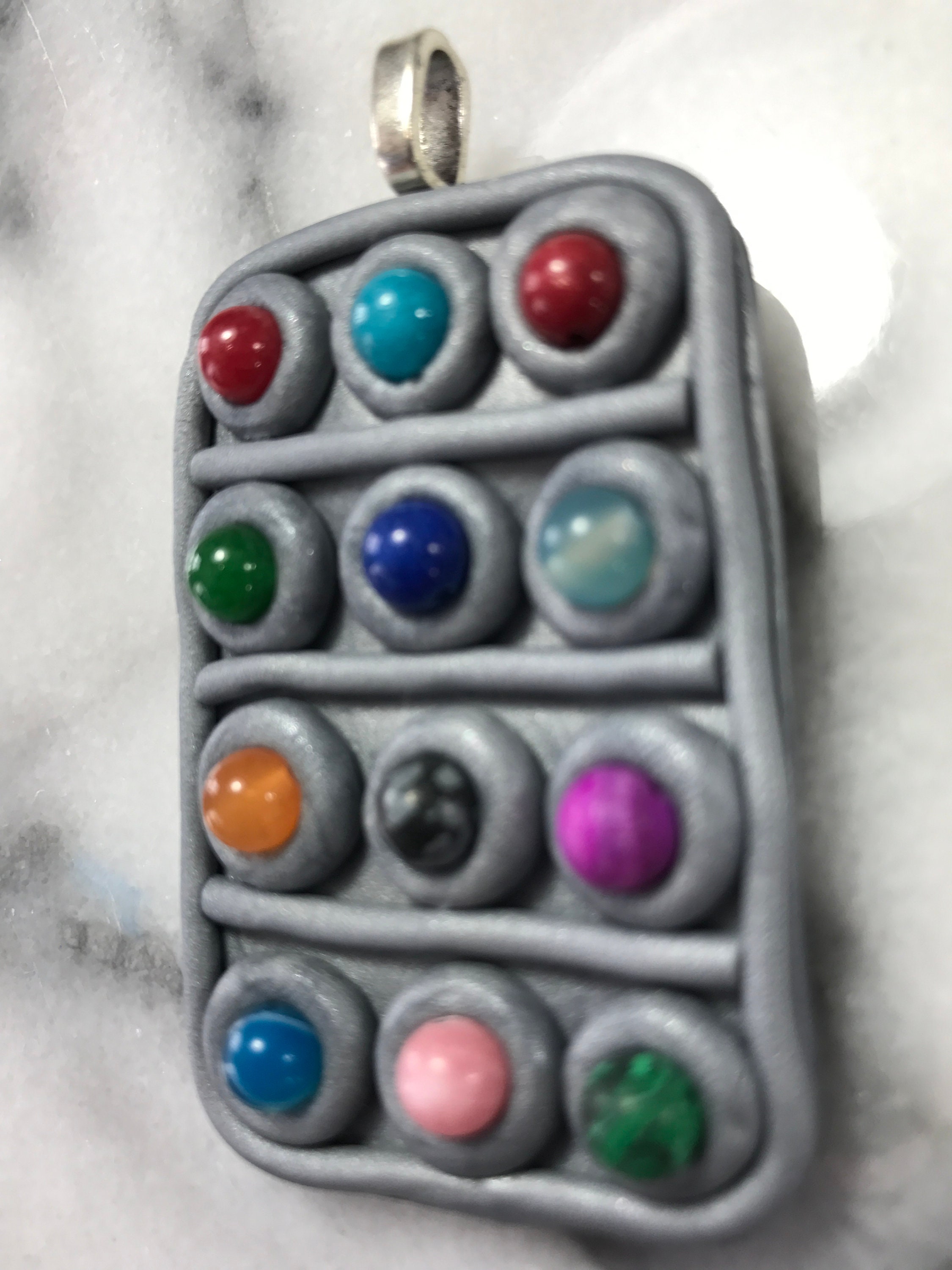 Choshen, Priest Breastplate, Gray Silver Pendant / Medallion / Talisman ...