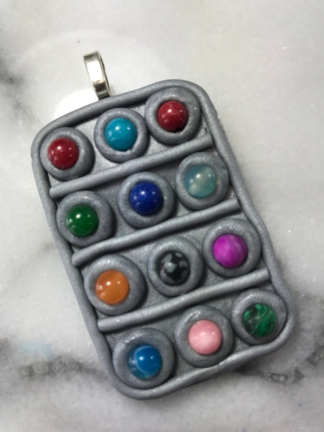 Choshen, Priest Breastplate, Gray Silver Pendant / Medallion / Talisman ...