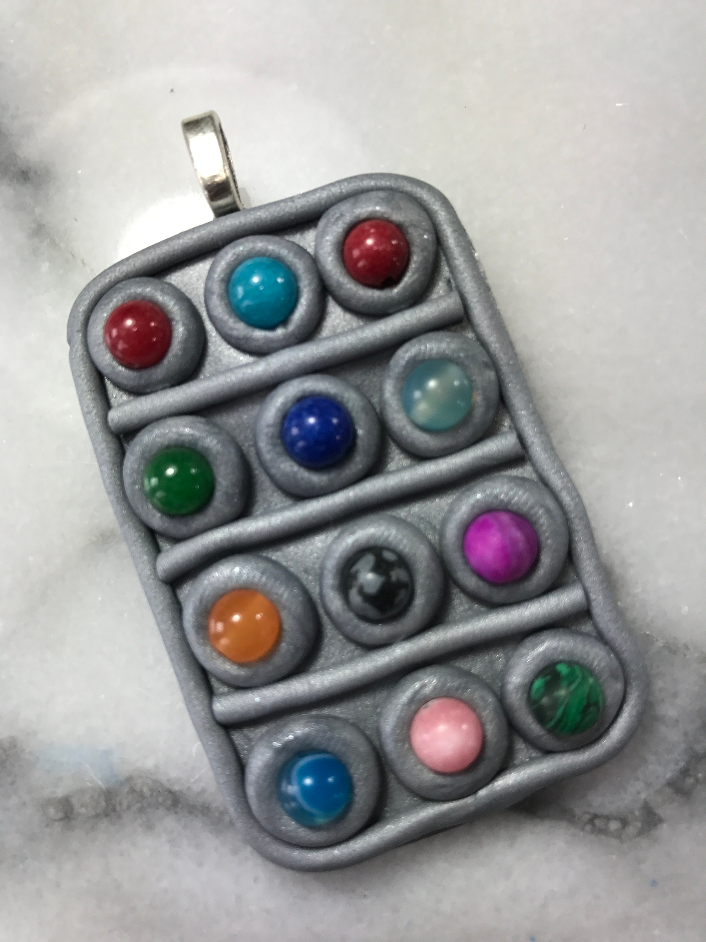 Choshen, Priest Breastplate, Gray Silver Pendant / Medallion / Talisman ...