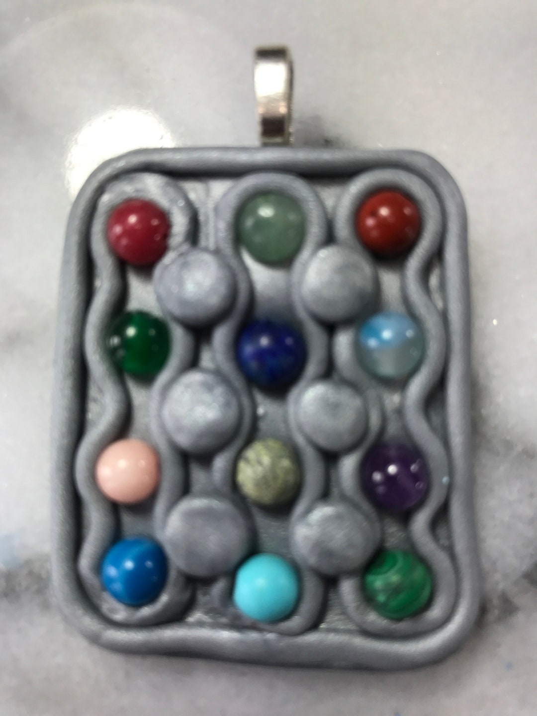 Choshen, Priest Breastplate, Gray Silver Pendant / Medallion / Talisman ...