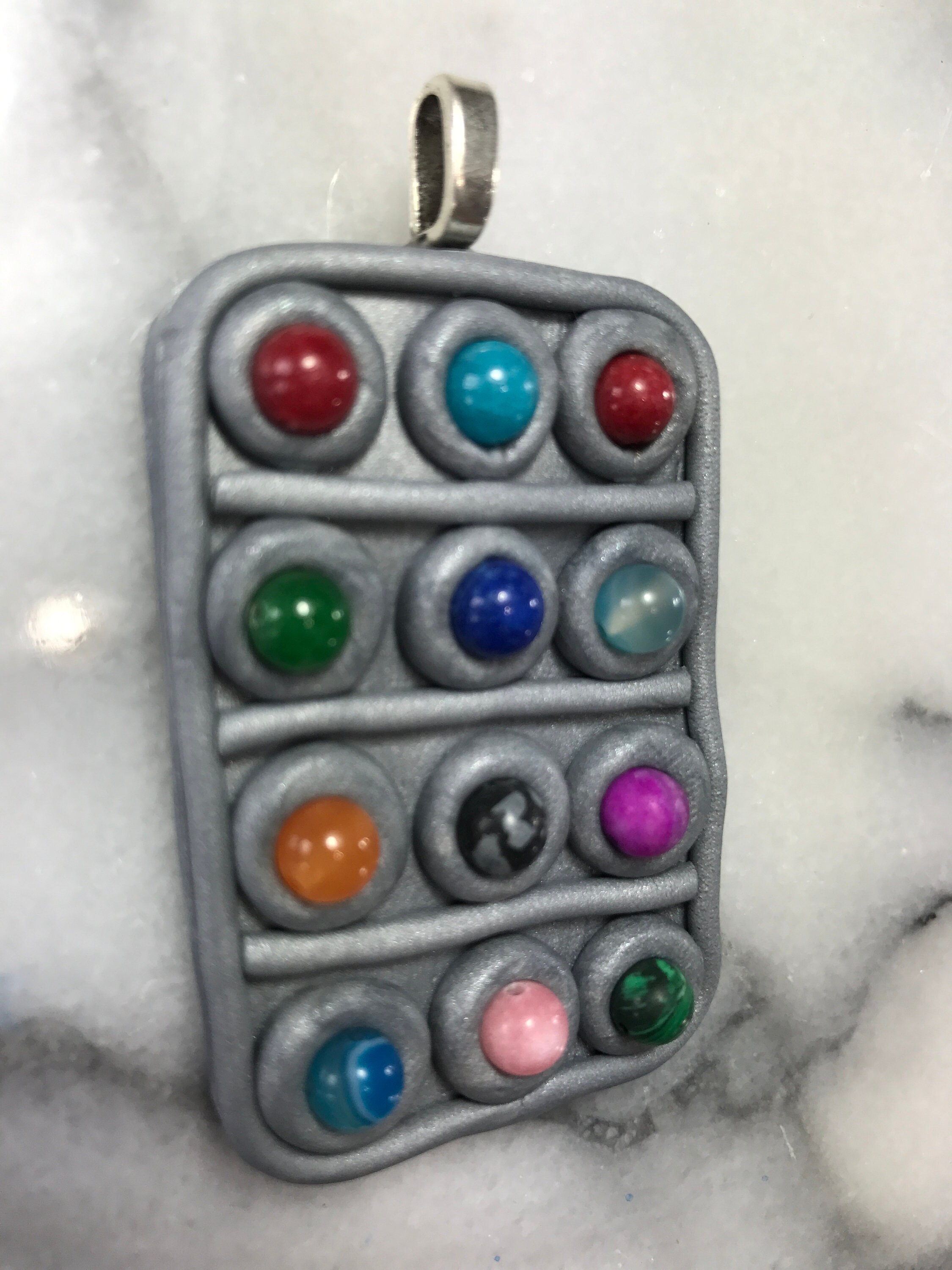 Choshen, Priest Breastplate, Gray Silver Pendant / Medallion / Talisman ...