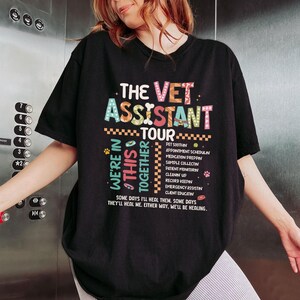 Vet Assistant Tour Sweatshirt, Vet Tech Shirt, Vet Tech Week 2024 ...