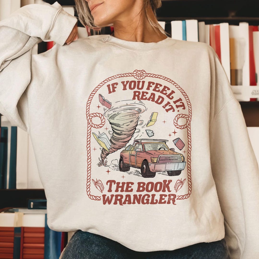 Book Wrangler Sweatshirt, Country Girl Reader Tshirt, Western Book ...