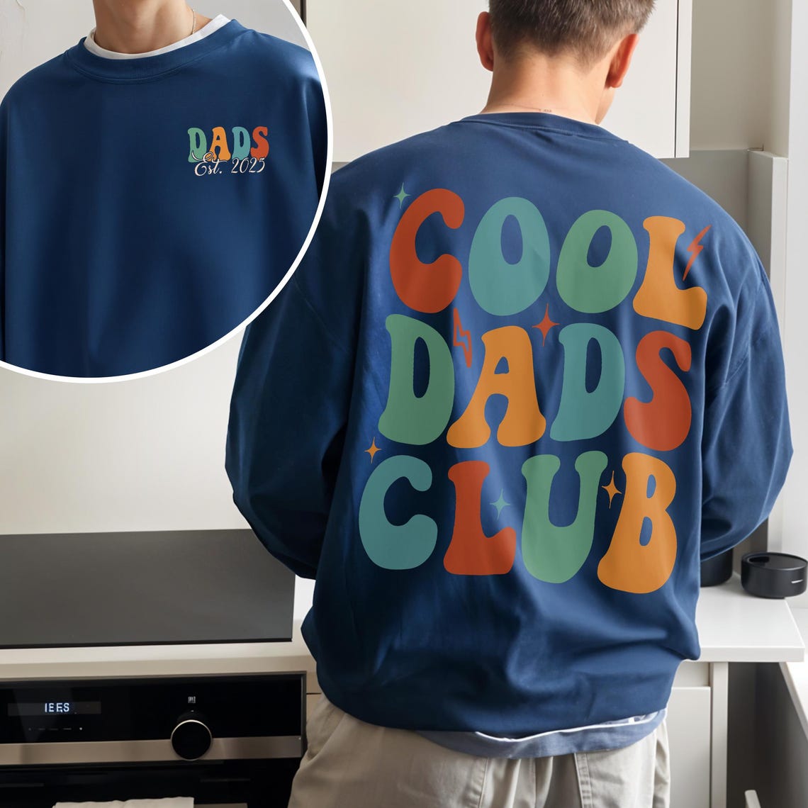 Cool Dads Club Shirt, Custom Year Dad T-shirt, Funny Dad Est Shirt ...